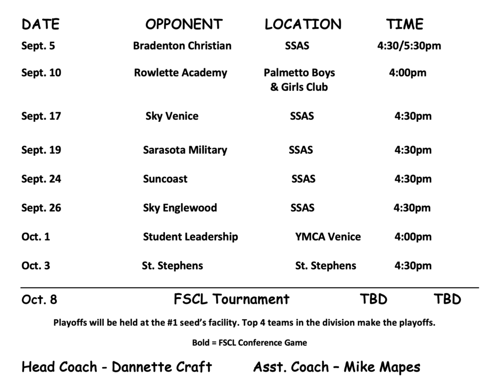 Sports – Sarasota School of Ars + Sciences