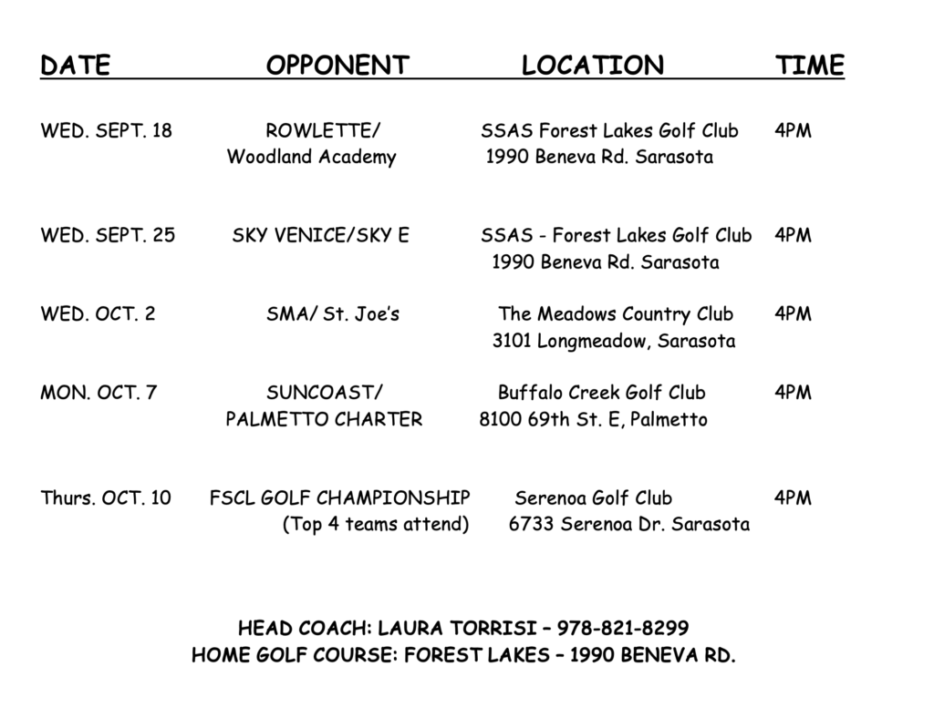 Sports – Sarasota School of Ars + Sciences